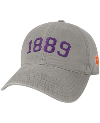 Men's Gray Clemson Tigers Radius Adjustable Hat - Macy's