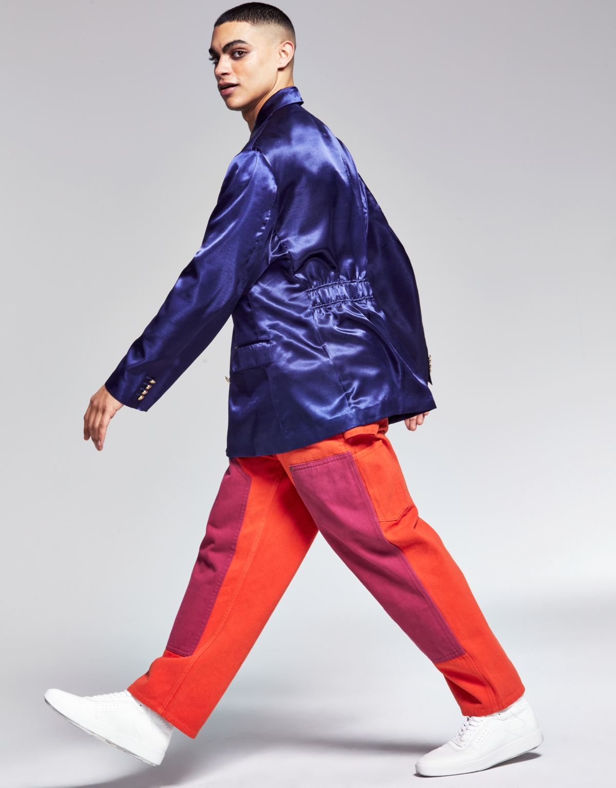 And Now This 5:31 By Jerome Lamaar Men's Smart Blazer In Blue | ModeSens