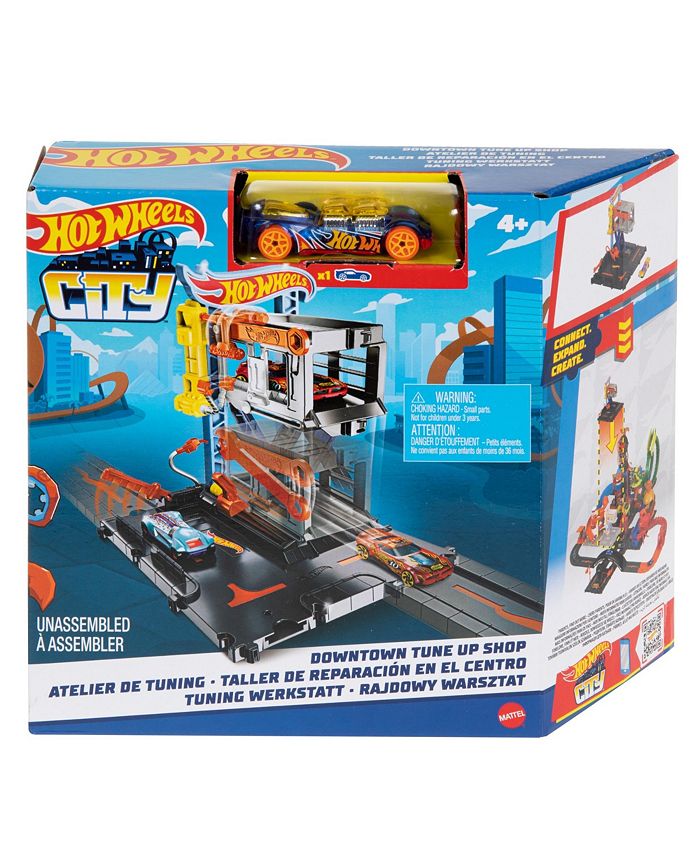 Hot Wheels City Tune Up Garage, 8 Pieces - Macy's
