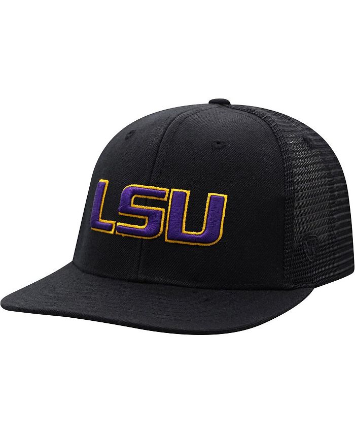 Top of the World Men's Black LSU Tigers Classic Blackout Snapback Hat ...