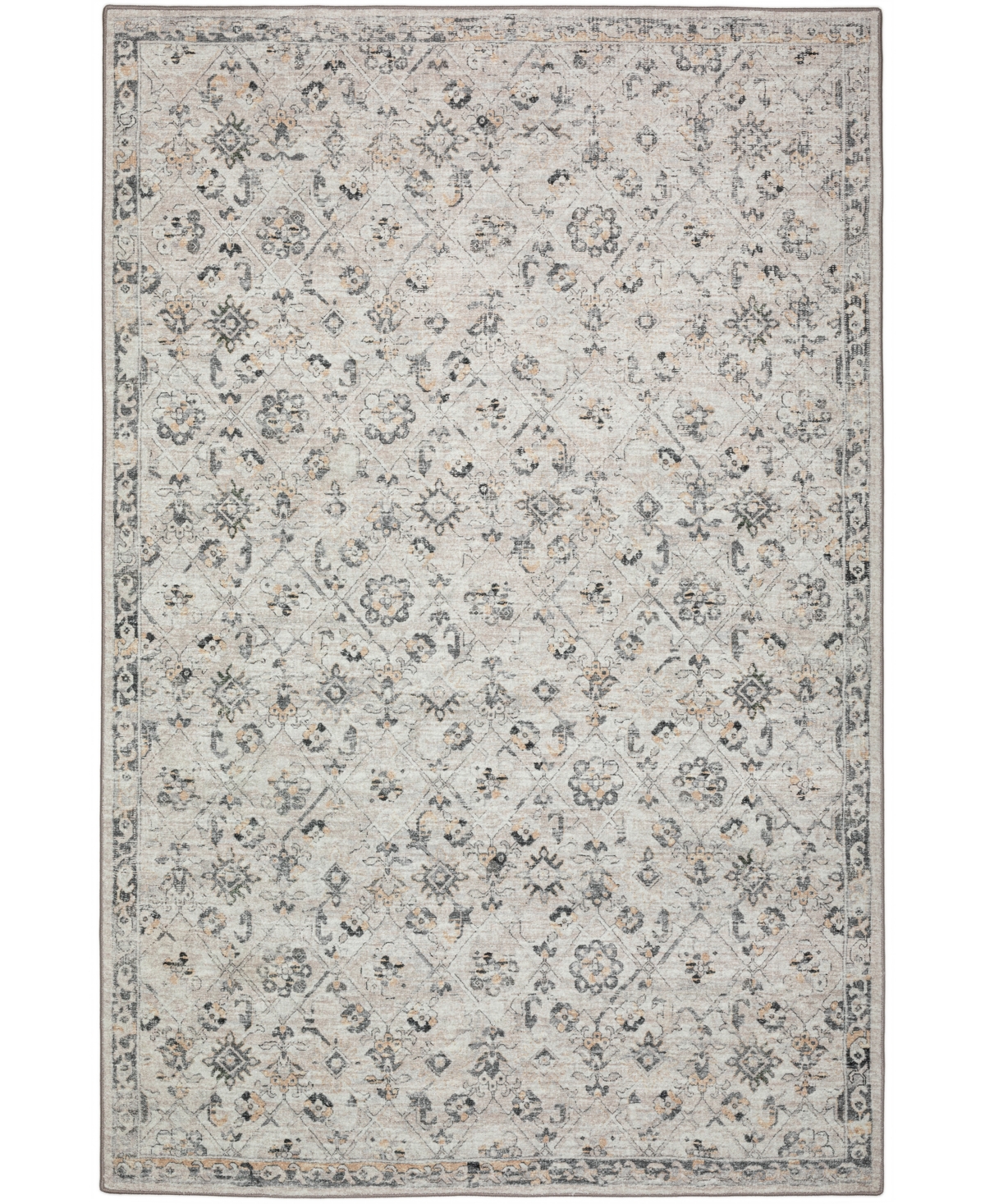 Click here for Dalyn Jericho JC8 2 x 3 Area Rug - Gray  Ivory prices