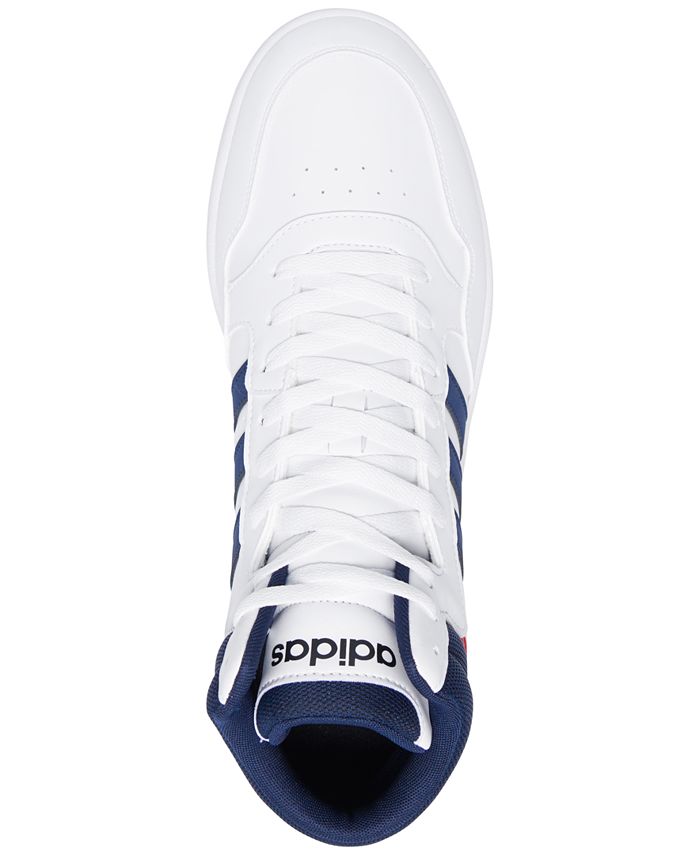 adidas Men's Hoops 3.0 Mid Classic Vintage-Like Casual Sneakers from ...