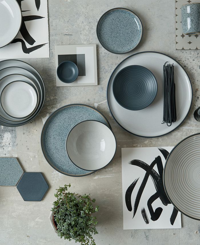 Denby Studio Craft Grey Small Coupe Plate - Macy's