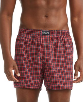 Polo Ralph Lauren Men's Yarn-Dyed Plaid Cotton Boxers - Macy's