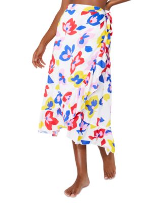 Kate Spade New York Women's Ruffle Pareo Cover-Up - Macy's
