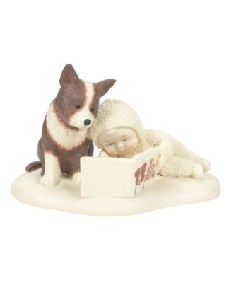 Snowbabies Reading to Me Best Friend Holiday Figurines - Macy's