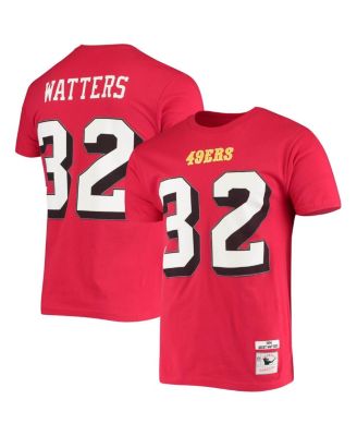 Men's Mitchell & Ness Ricky Watters Scarlet San Francisco 49Ers ...