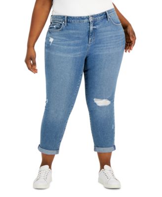 Style & Co Plus Size Girlfriend Jeans, Created for Macy's - Macy's