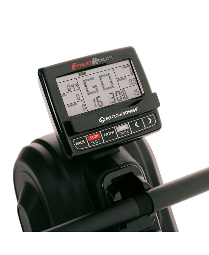 Fitness Reality 5000X Bluetooth Vertical Tank Water Rower Rowing ...