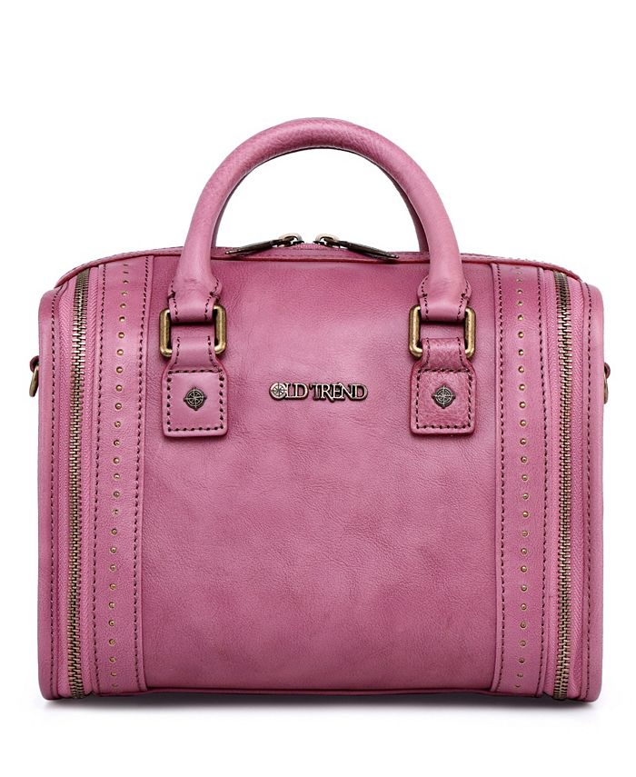 OLD TREND Women's Genuine Leather Mini Trunk Crossbody Bag - Macy's