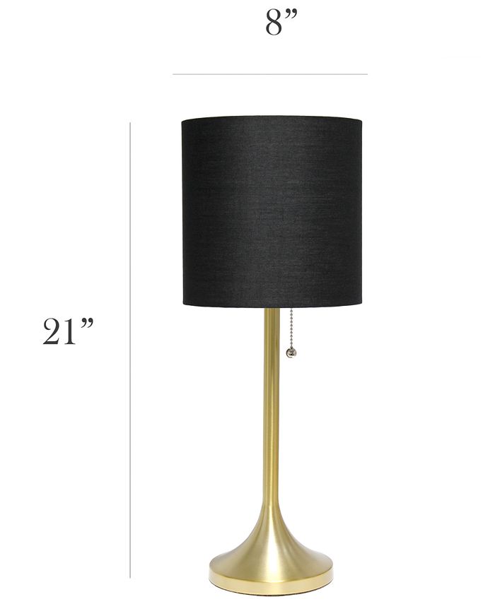 Simple Designs Tapered Table Lamp - Macy's