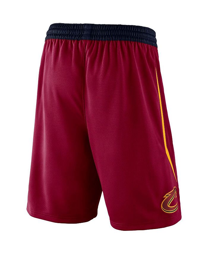 Nike Men's Wine Cleveland Cavaliers Icon Swingman Basketball Shorts ...