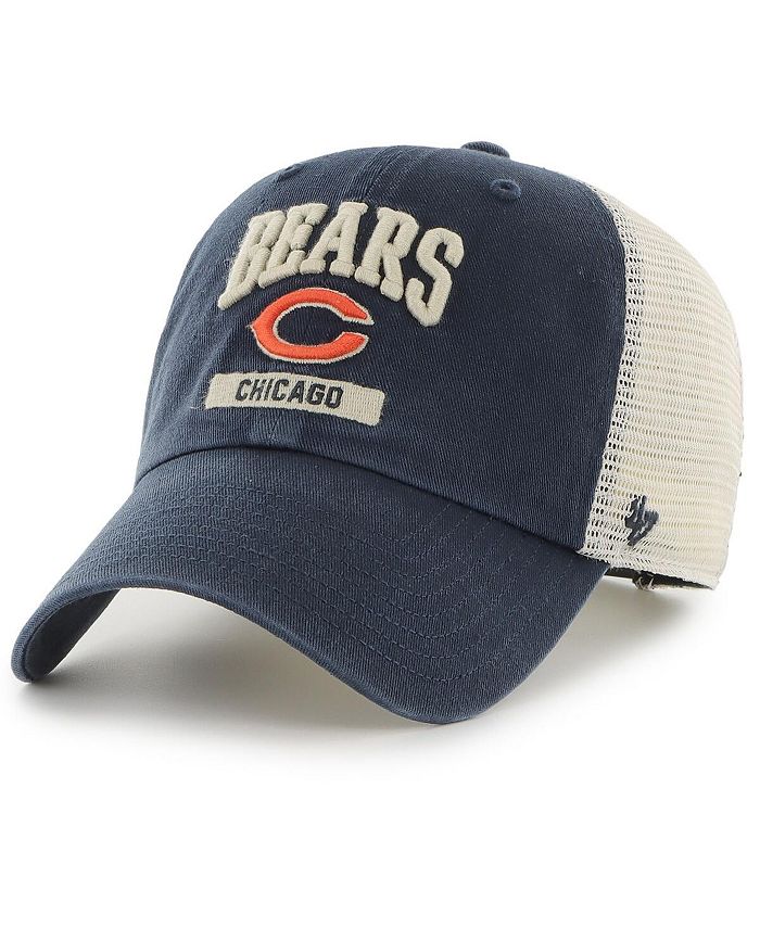 '47 Brand Men's Navy, White Chicago Bears Morgantown Trucker Clean Up ...
