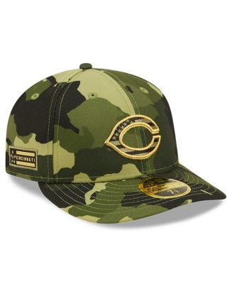 Men's New Era Camo Cincinnati Reds 2022 Armed Forces Day On-Field Low ...