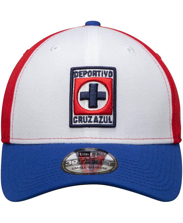 New Era Men's White Cruz Azul Team 39THIRTY Flex Hat - Macy's