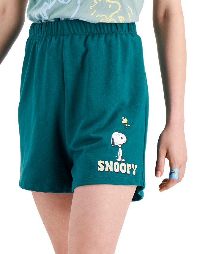 Peanuts Junior’s Love Tribe Snoopy Shorts - Macy's
