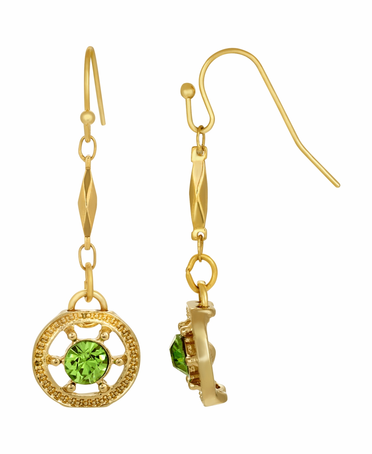 Click here for Womens Green Drop Earrings - Green prices