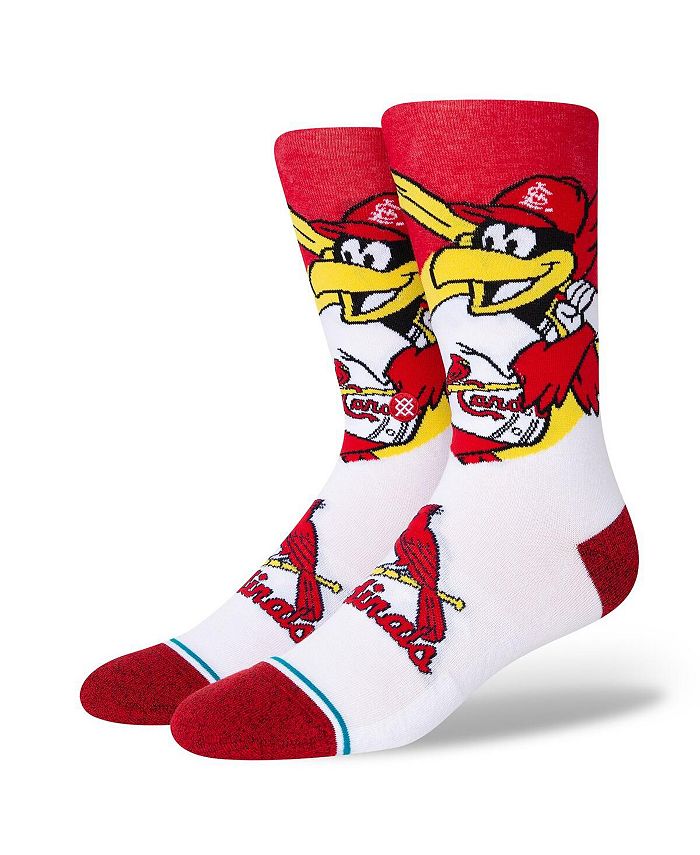 Stance Men's Red St. Louis Cardinals Team Mascot Logo Crew Socks - Macy's