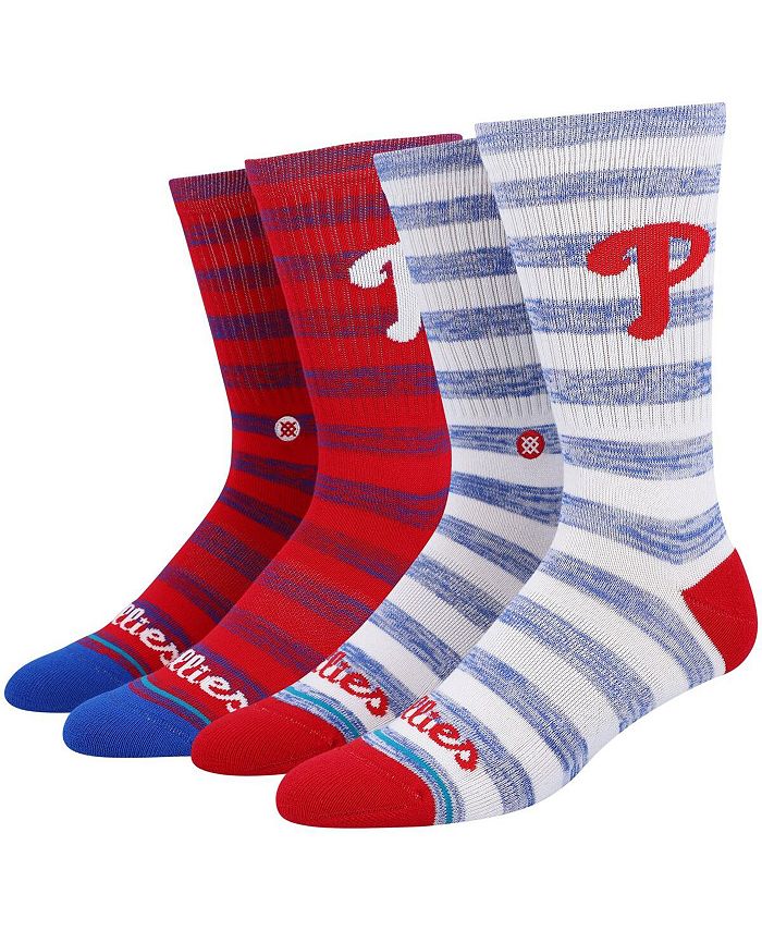 Stance Men's Philadelphia Phillies 2-Pack Twist Crew Socks Set - Macy's