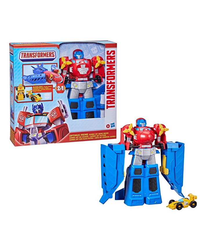 Transformers Optimus Prime Jumbo Jet Wing Racer - Macy's