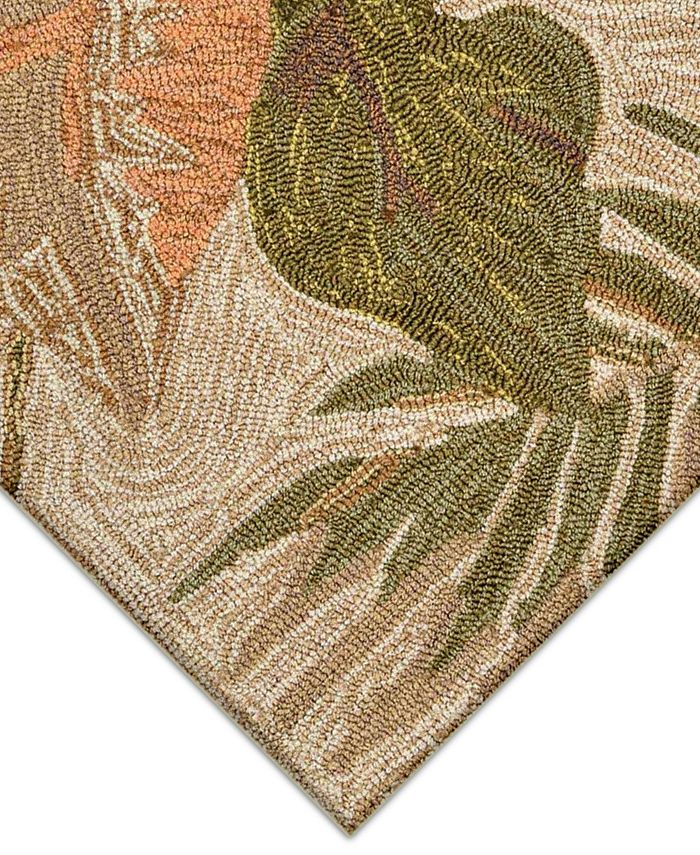 Liora Manne' Ravella Tropical Leaf Area Rug - Macy's