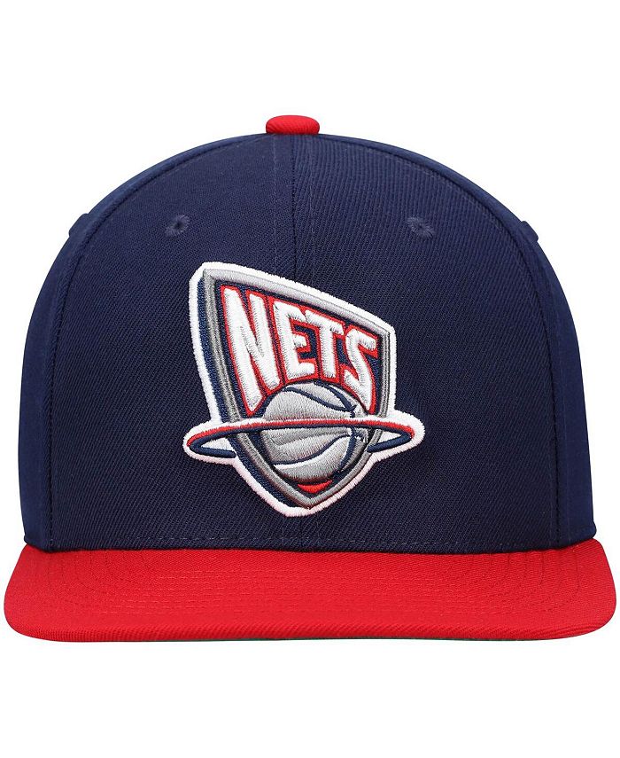 Mitchell & Ness Men's Navy, Red New Jersey Nets Hardwood Classics Team ...