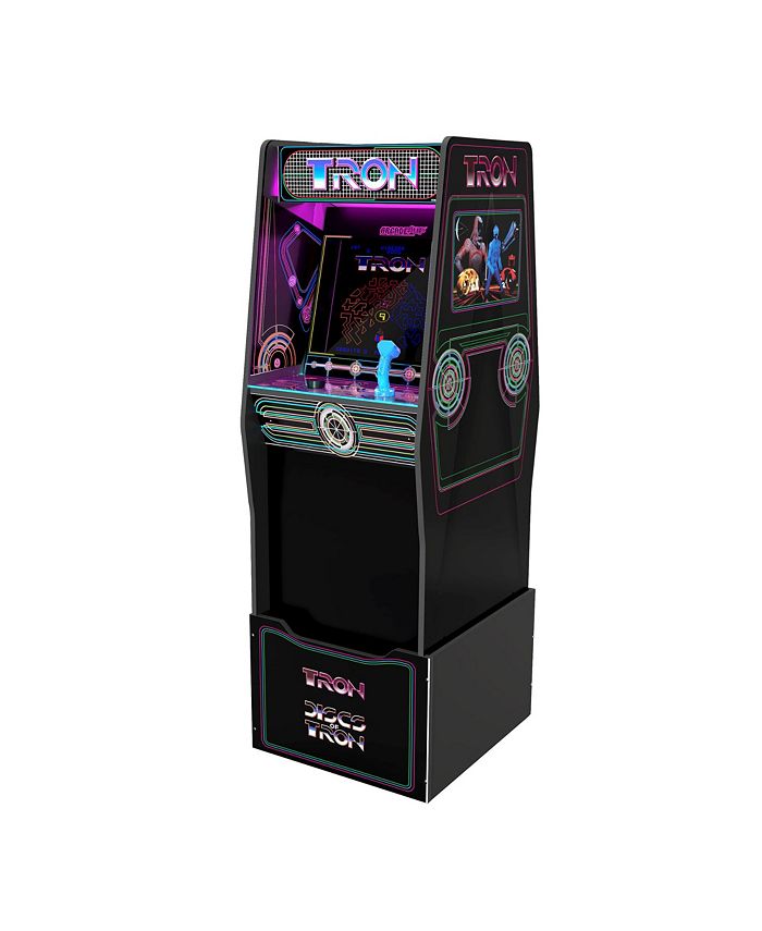 Arcade 1UP Tron Arcade with Matching Stool, Set of Two - Macy's