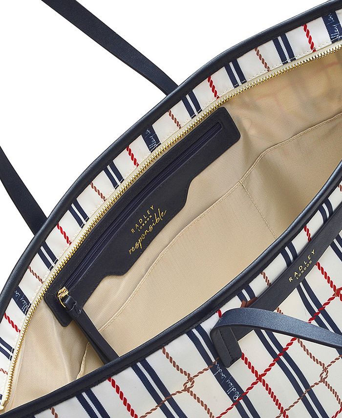 Radley London Women's Finsbury Park Rope Check Zip Top Shoulder ...