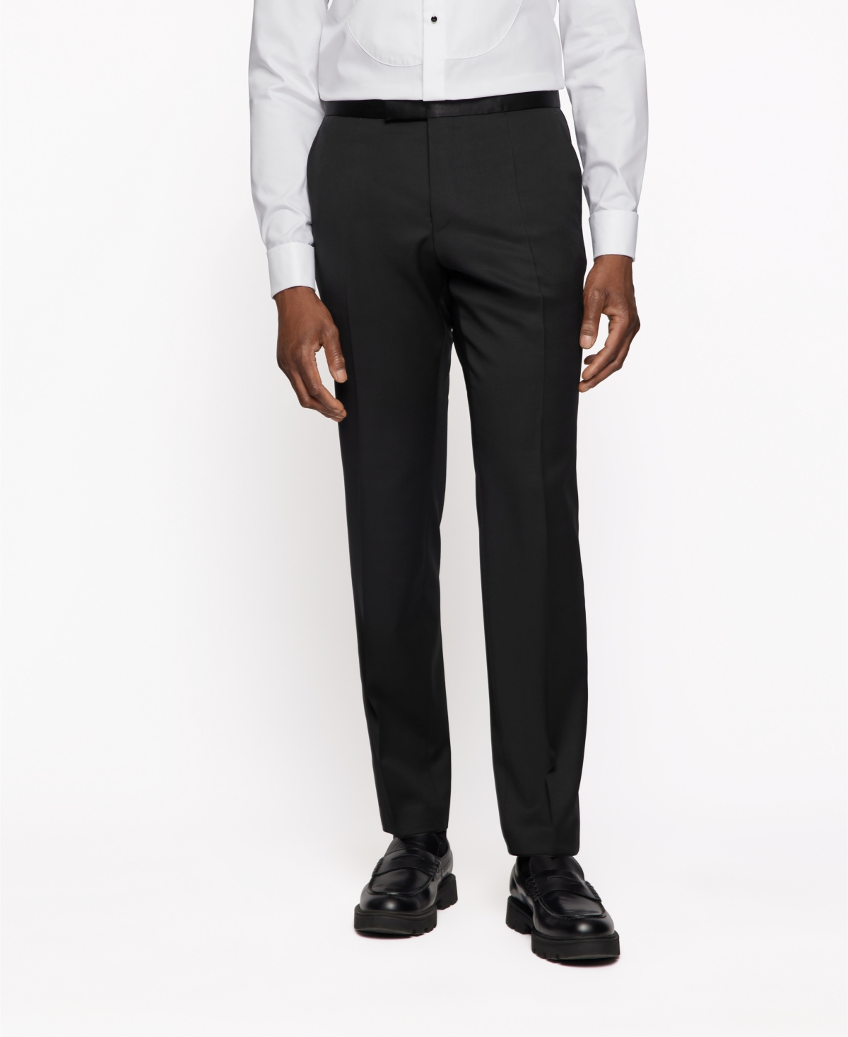 Click here for Boss Mens Tuxedo Trousers - Black prices