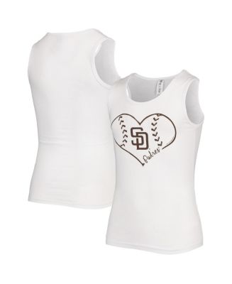 Big Girls Soft as a Grape White San Diego Padres Team Tank Top - Macy's