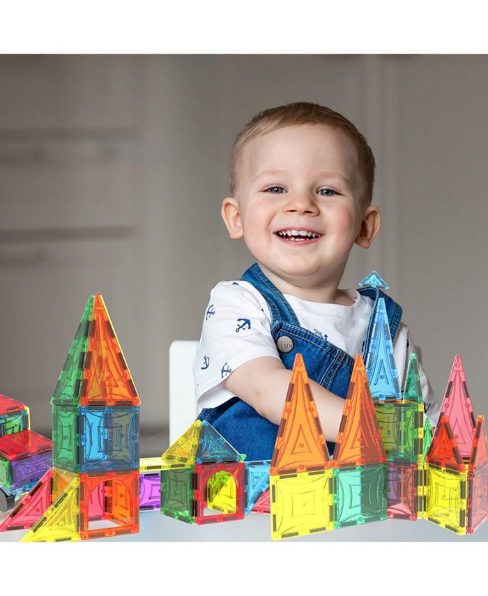 Mag-Genius Magnetic Building Blocks 60 Piece Set - Macy's