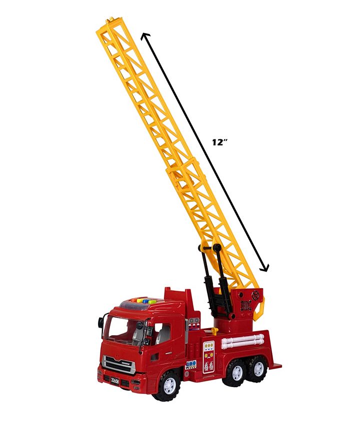 Big Daddy Mag-Genius Large Fire Truck with Lights and Sound Toy - Macy's