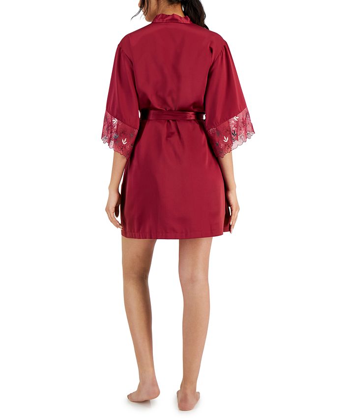 I.N.C. International Concepts Women's Floral Embroidered Short Wrap ...