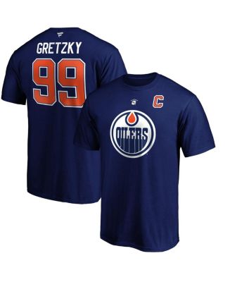 Men's Fanatics Wayne Gretzky Royal Edmonton Oilers Authentic Stack ...