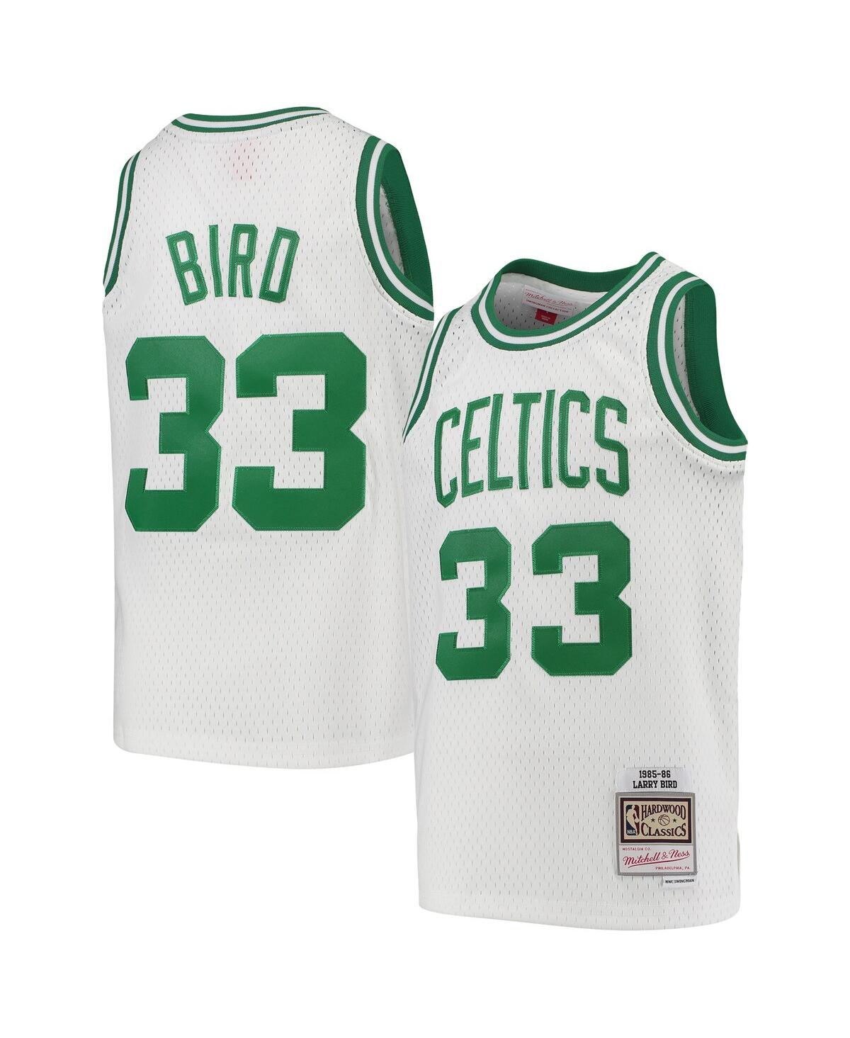 Click here for Big Boys Mitchell & Ness Larry Bird White Boston C... prices