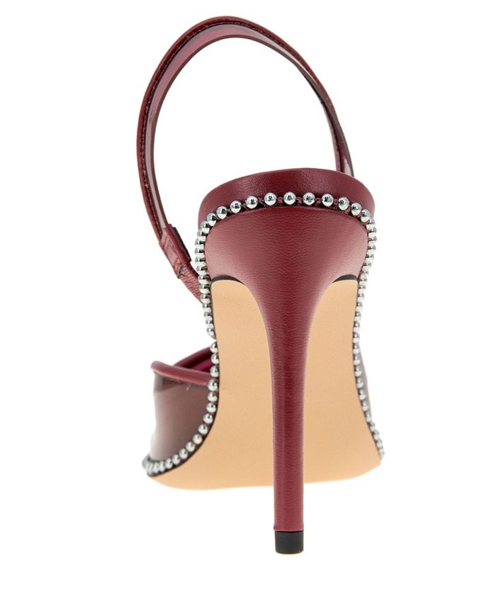 BCBGeneration Women's Hamina Vinyl Slingback Pump - Macy's