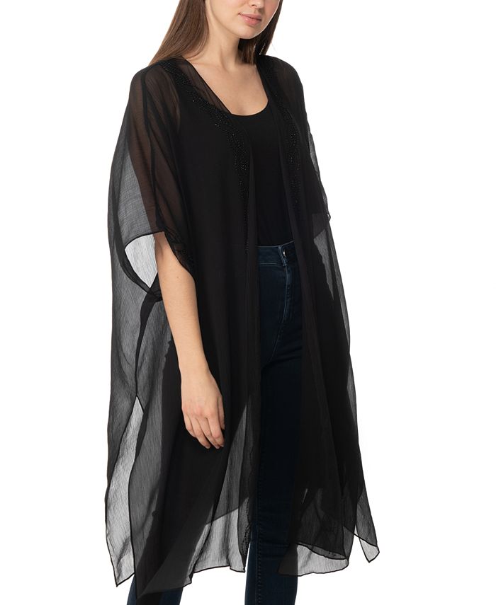 I.N.C. International Concepts Beaded Evening Duster Topper, Created for ...