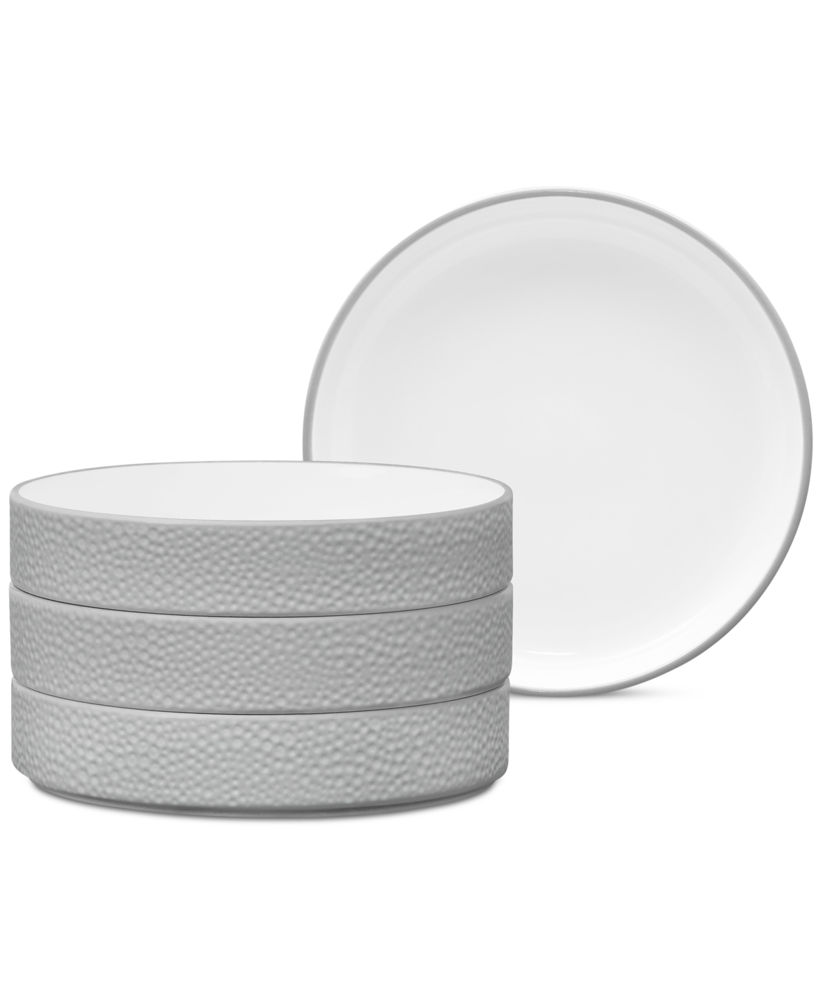 Click here for Noritake Colortex Stone Stax Deep Plates  Set of 4... prices