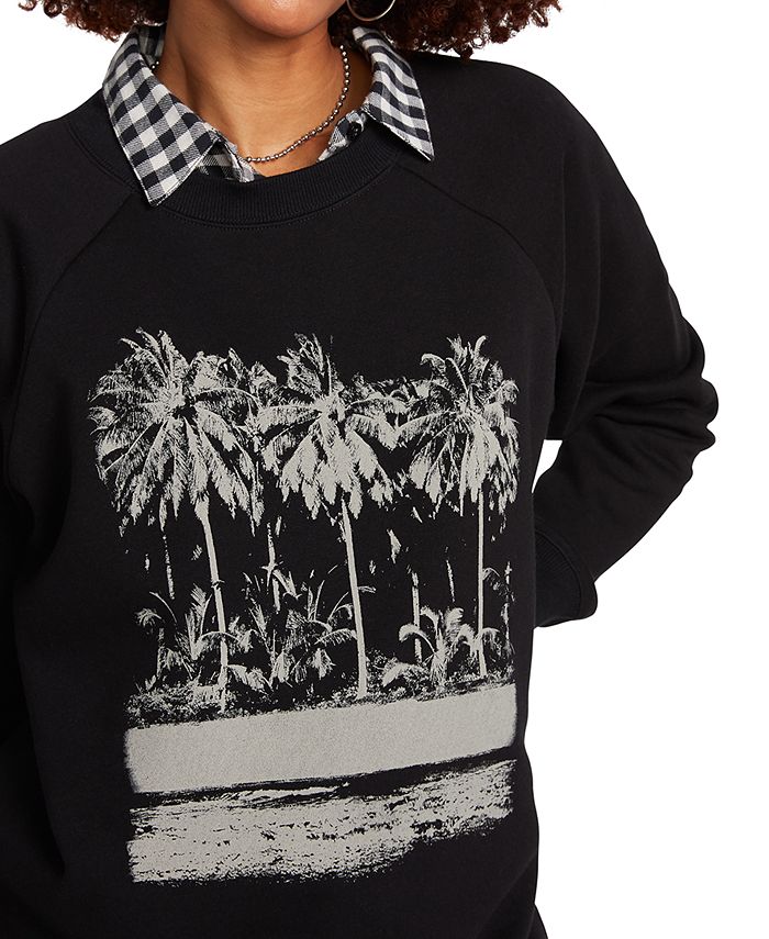 Volcom Juniors' Coco Ho Boyfriend Crew Fleece - Macy's