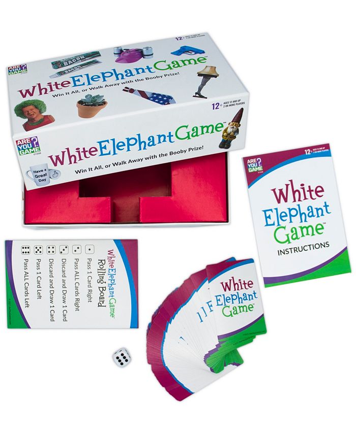Areyougame White Elephant Game Set - Macy's
