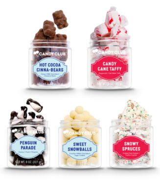 Candy Club Winter Wonderland Holiday Gummy Gift Set, 5 Piece - Macy's