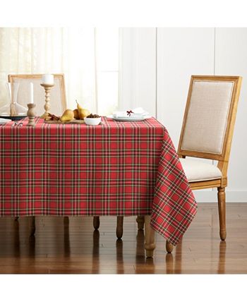 Lauren Ralph Lauren Royal Stuart Tartan Table Cloth 60"X 84" - Macy's