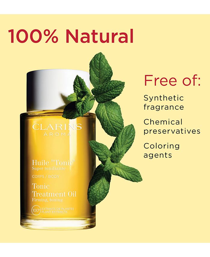 Clarins Tonic Body Firming & Toning Treatment Oil, 3.4 oz. - Macy's