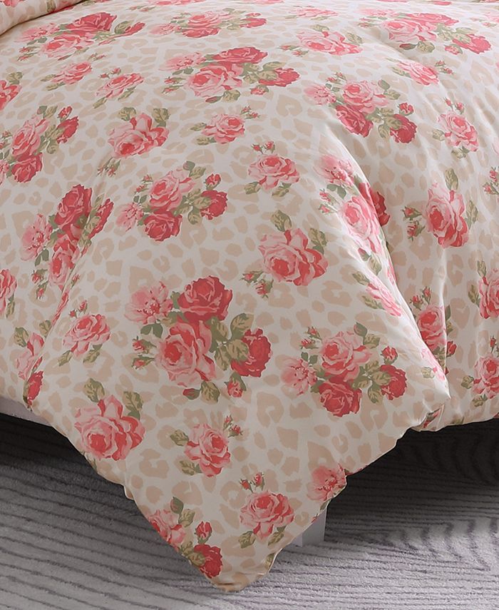 Betsey Johnson 5 Piece Wild Love Comforter Bed Set, Twin - Macy's