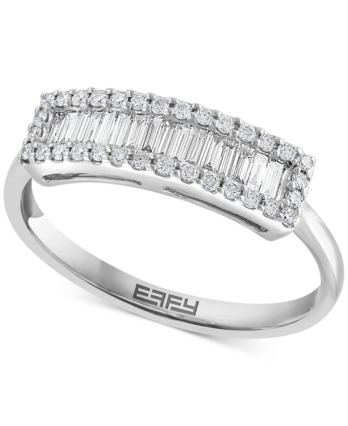 EFFY Collection EFFY® Diamond Ring (1/3 ct. t.w.) in 18k White Gold ...