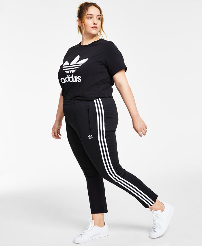 adidas Plus Size Superstar Full Length Track Pants - Macy's