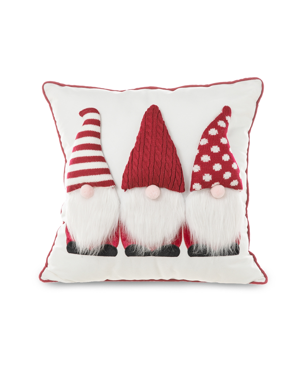 Click here for Glitzhome Heavy Knitted Gnome Pillow  18 x 18 - Mu... prices