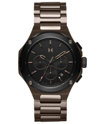 MVMT Men's Raptor Taupe Stainless Steel Bracelet Watch 46mm - Macy's