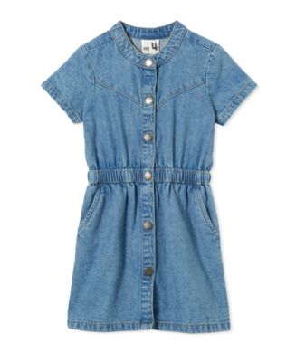 Big Girls Massy Denim Dress - Macy's