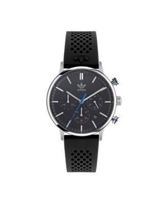 adidas Unisex Chrono Code One Chrono Black Silicone Strap Watch 40mm ...
